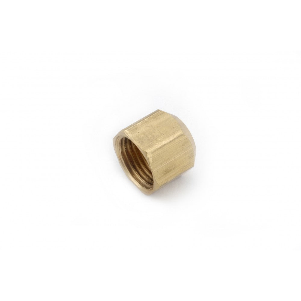 5/8"OD Brass Flare Caps — COPPERTUBINGSALES